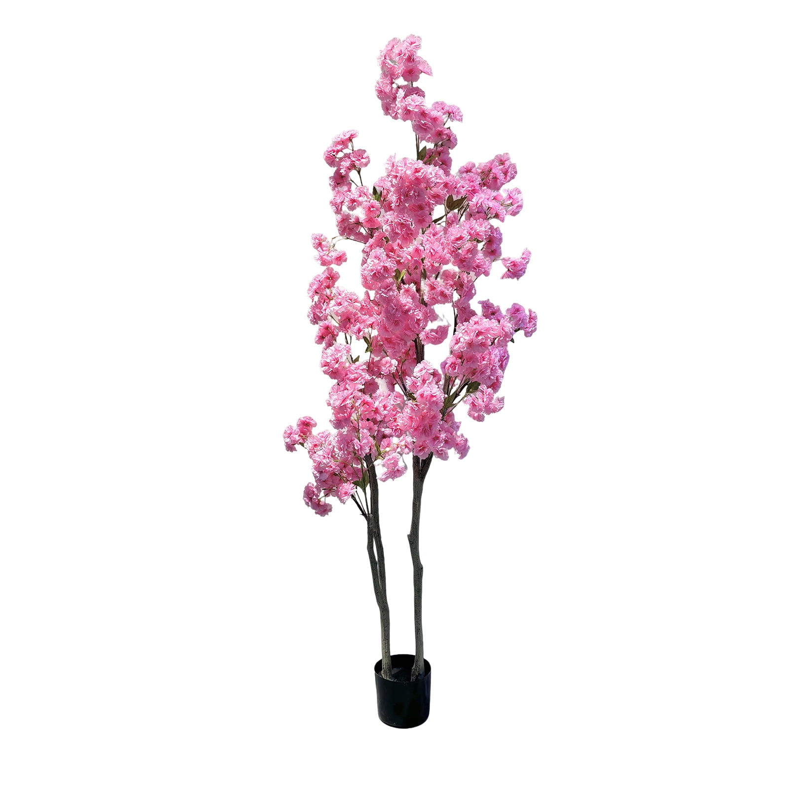 Artificial Cherry Blossom Tree, Faux Floral Plant Blooming Tree in ...