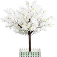Artificial Cherry Blossom Tree - Handmade White Fake Cherry Blossom ...