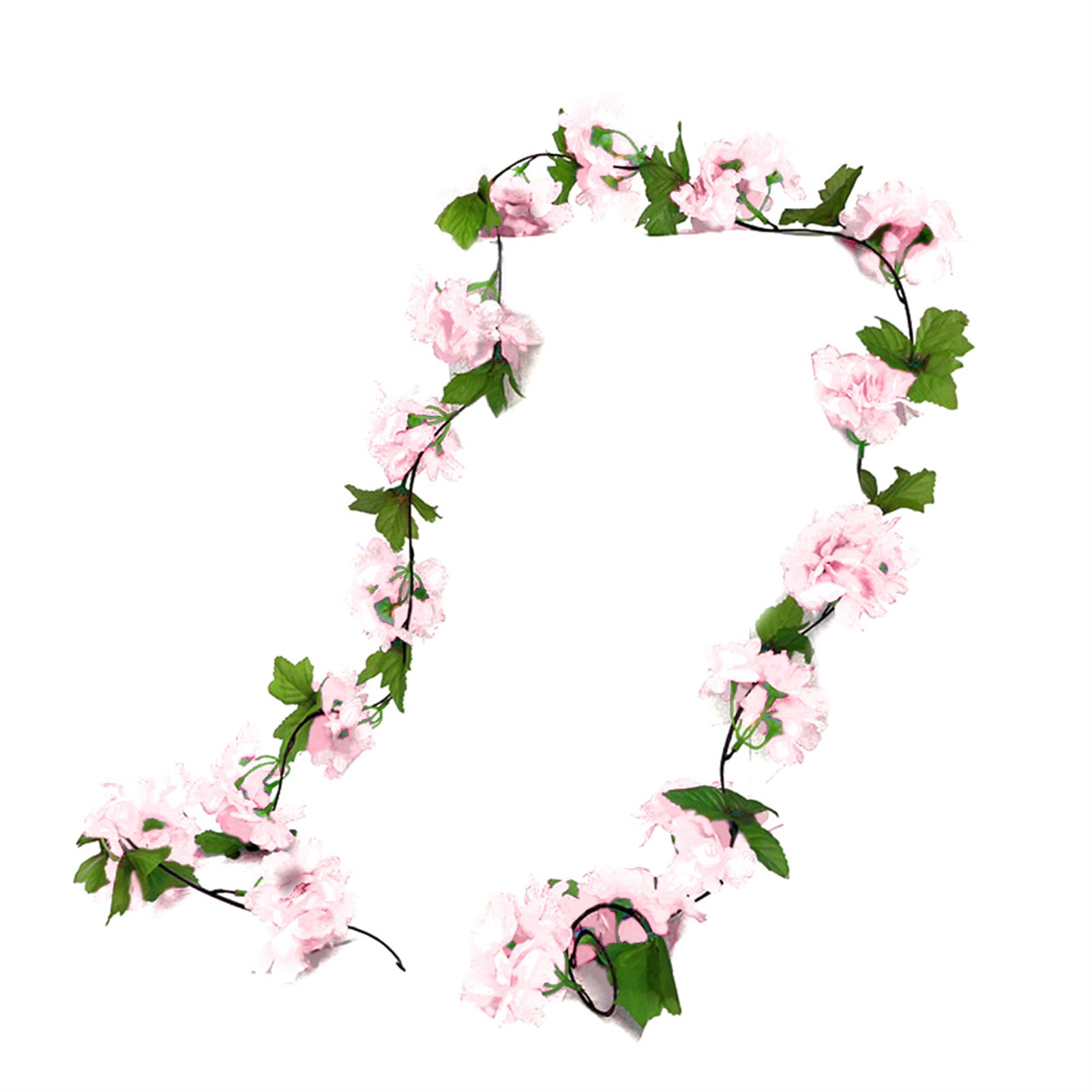 Artificial Cherry Blossom Vine Faux Sakura Garland Oriental Cherry ...