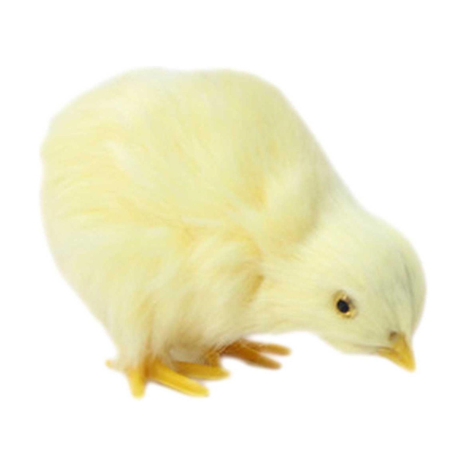 Artificial Chicken Figurine Lifelike Stuffed Farm Animal, Realistic ...