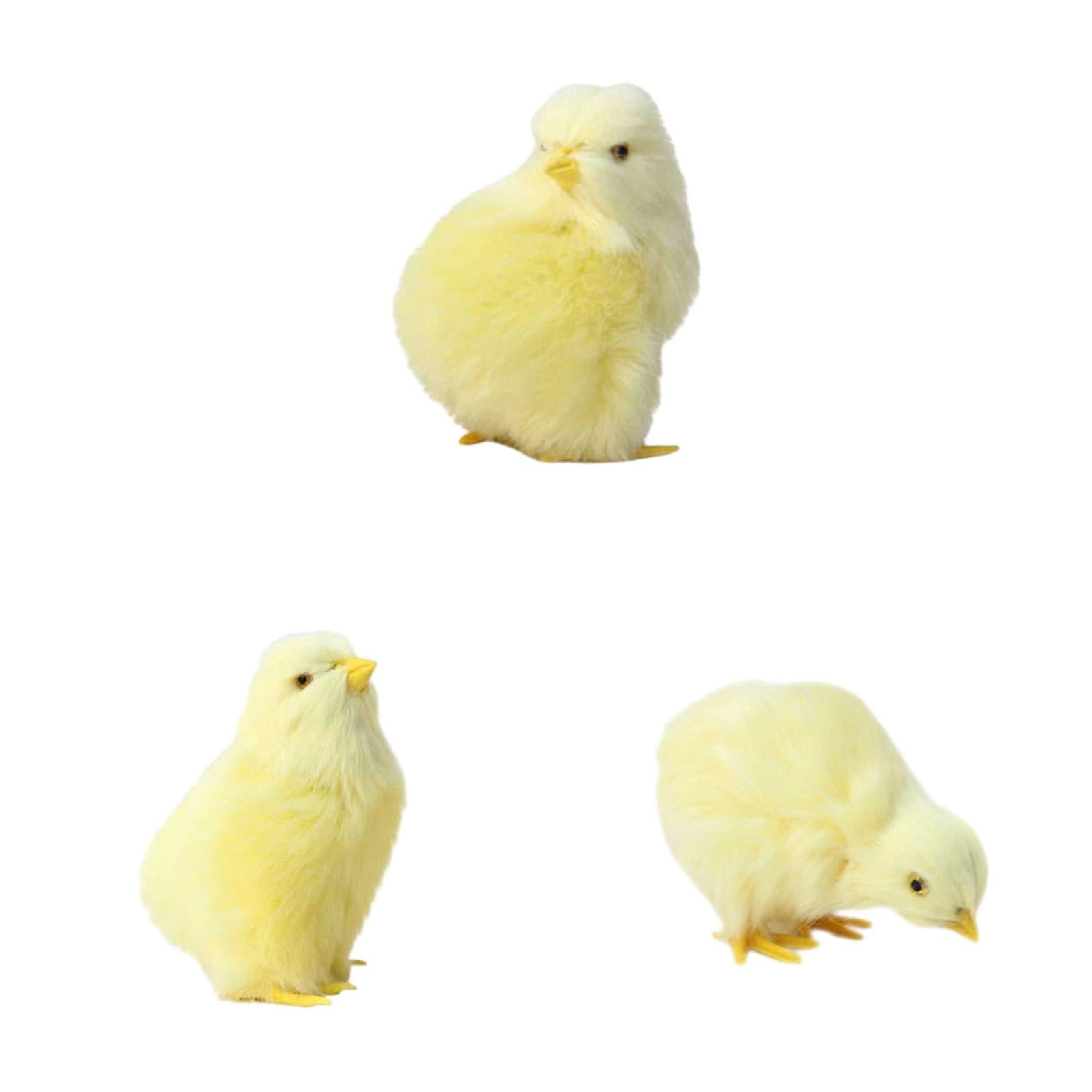 Artificial Chicken Figurine Lifelike Stuffed Farm Animal, Realistic ...