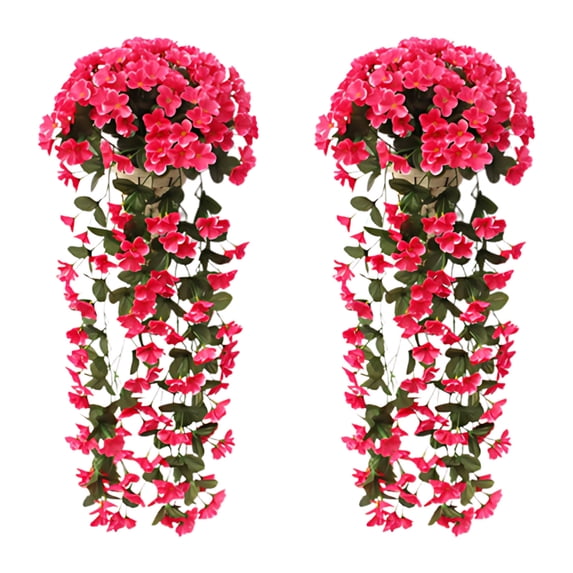 Artificial Chlorophytum Hanging Plants, Faux Greenery Privacy Fence ...