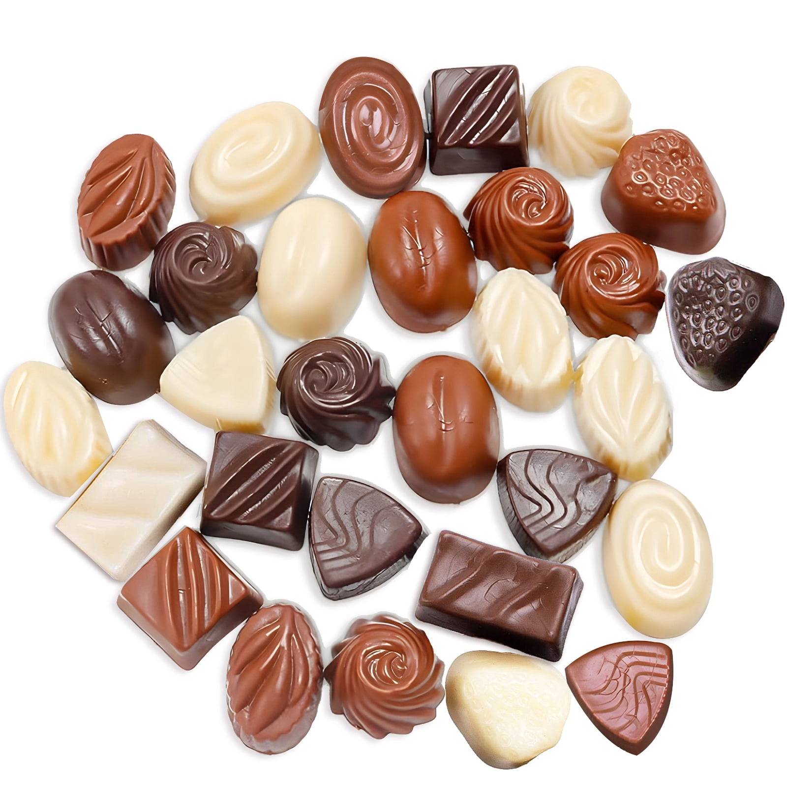 Artificial Chocolate Props Display Set, 30 Pieces Realistic Food ...