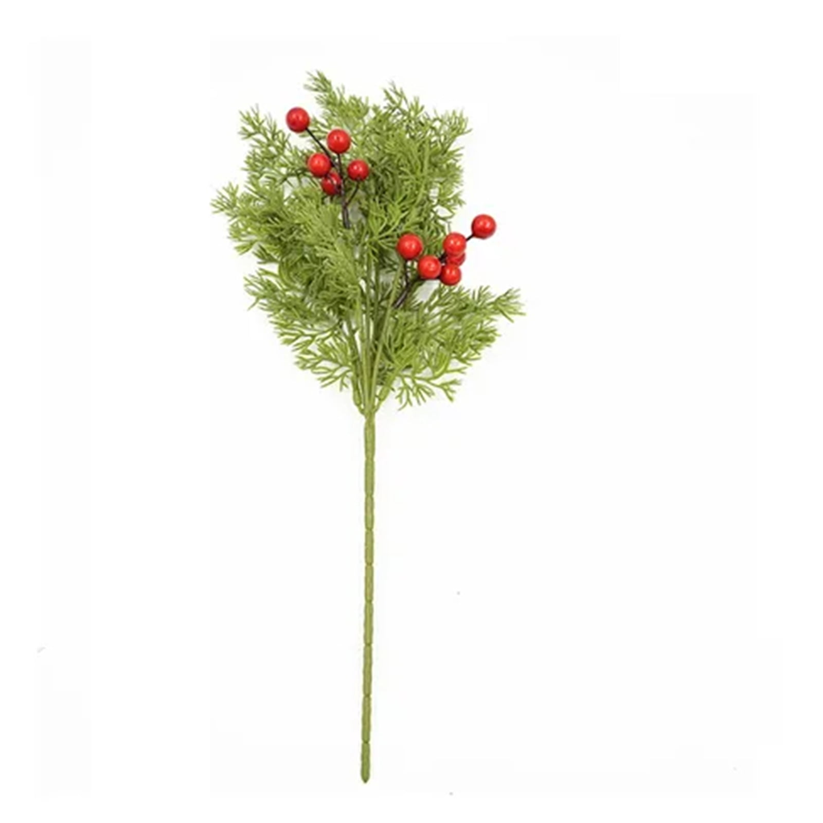Artificial Christmas Berry Stems With Realistic Norfolk Garland ...