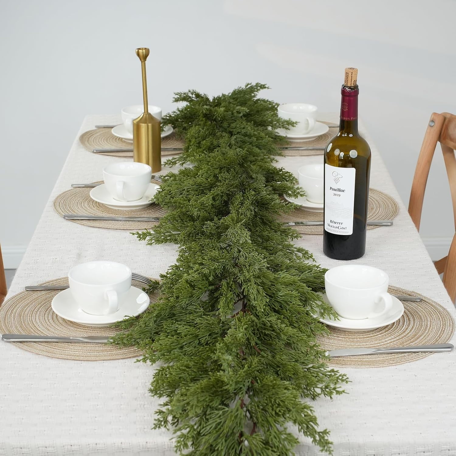 Artificial Christmas Garland - Cedar Garland - Cypress Garlands - Real ...