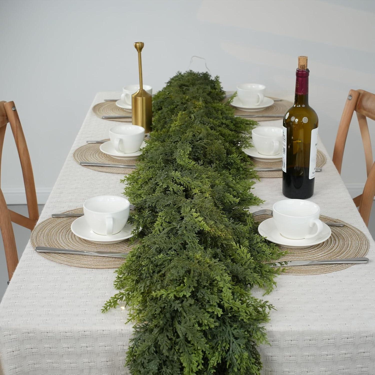 Artificial Christmas Garland - Cedar Garland - Cypress Garlands - Real ...