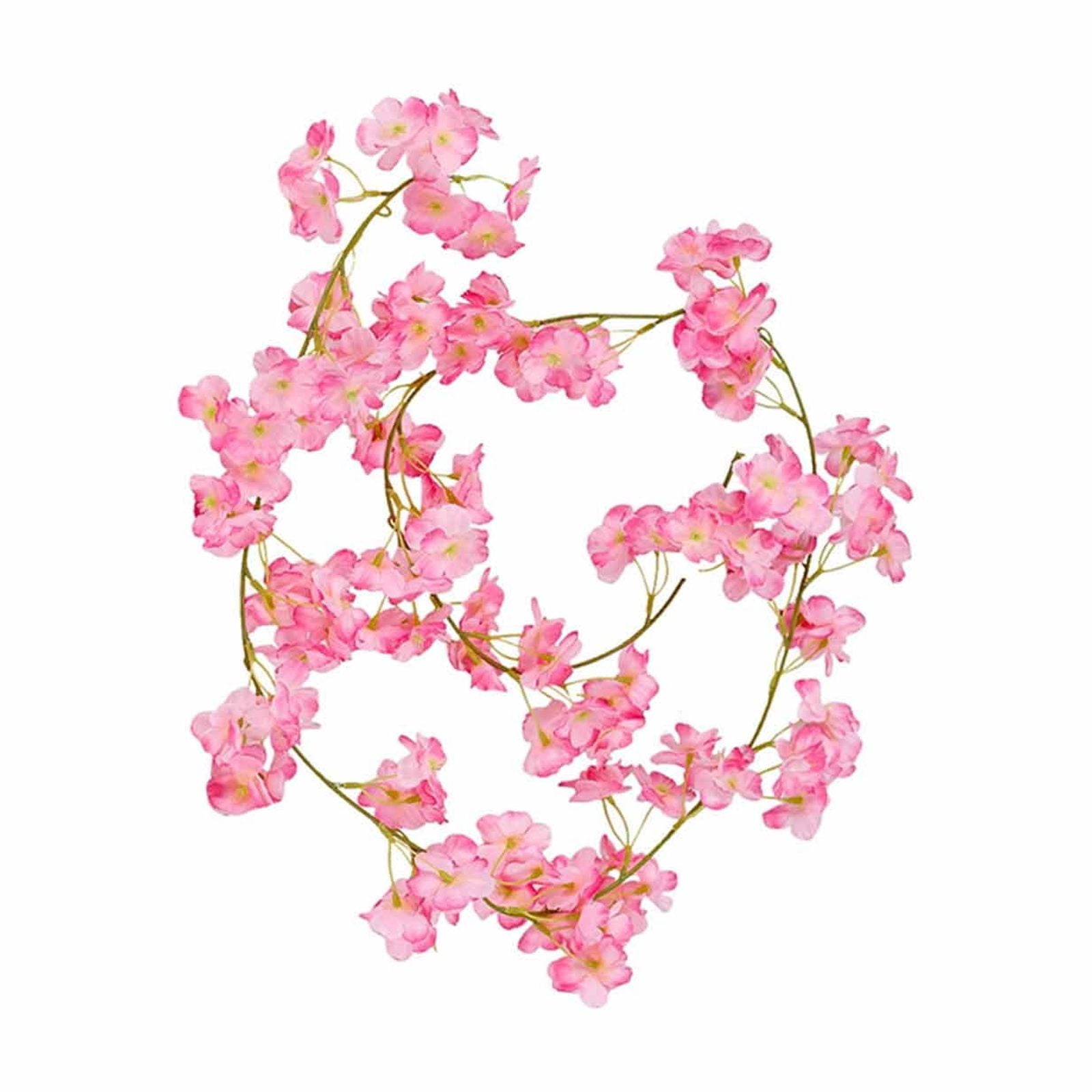 Artificial Christmas Rattan - 70.86in Plastic Simulation Fake Flowers ...