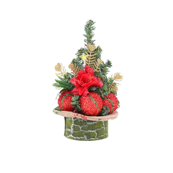 Artificial Christmas Table Centerpiece with Decorative Pine Cones Faux ...