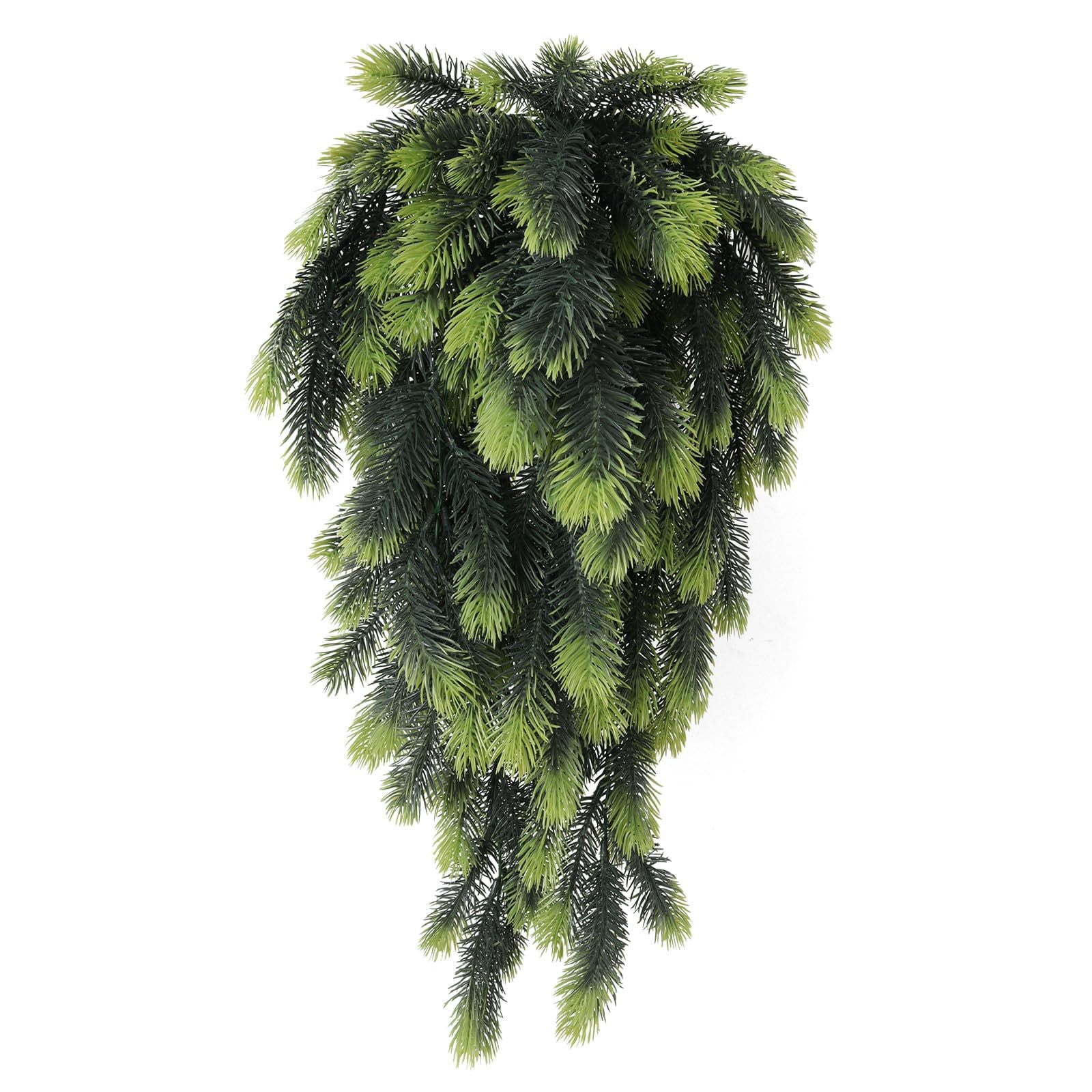 Artificial Christmas Teardrop Pine Needle Hanging Swag, Faux Pine ...