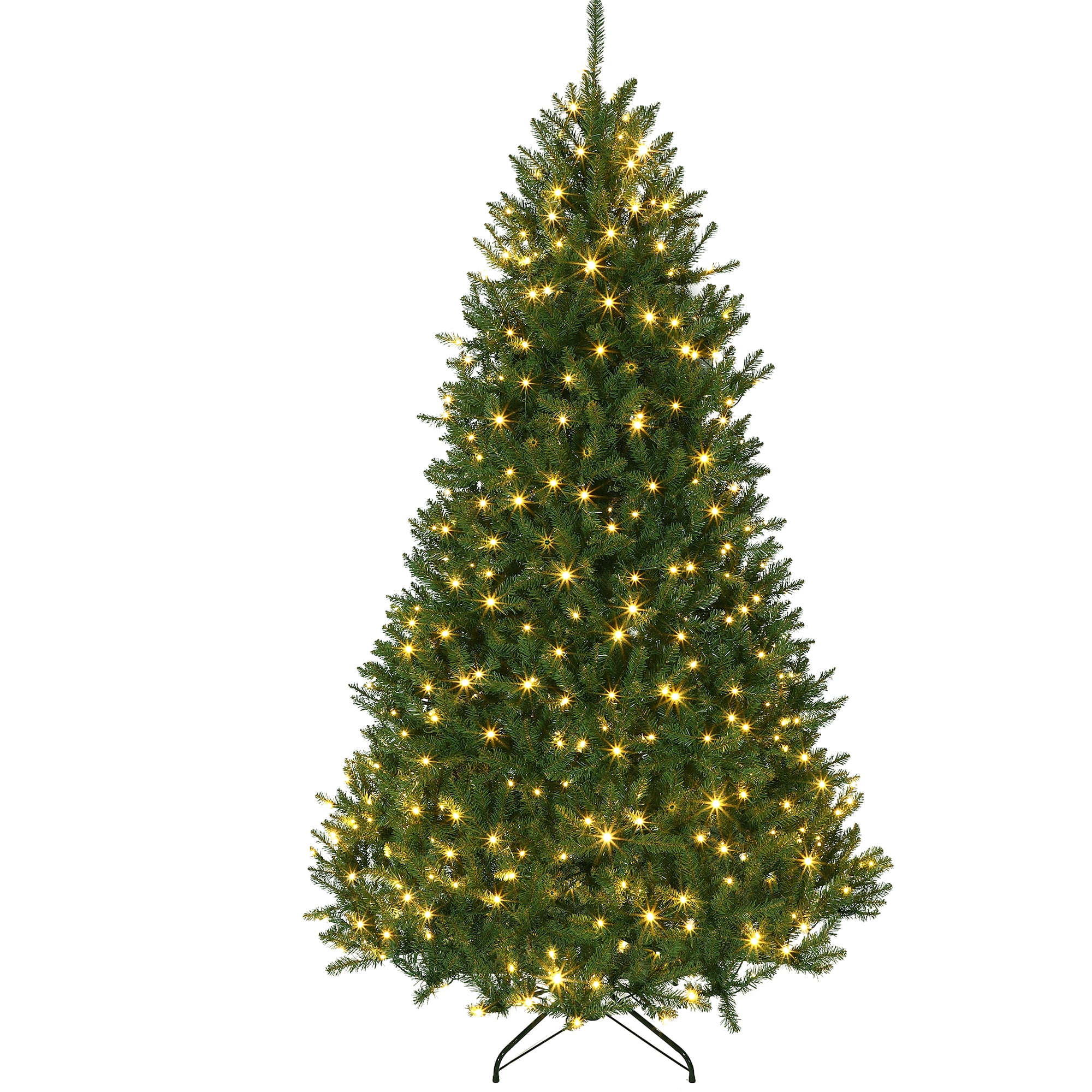 Artificial Christmas Tree with 1000 Branch Tips - Realistic PE/PVC Pine ...