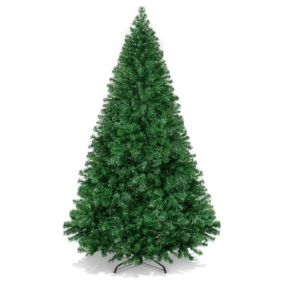 Artificial Christmas Tree, 4.5ft Premium Unlit Realistic Spruce Holiday ...