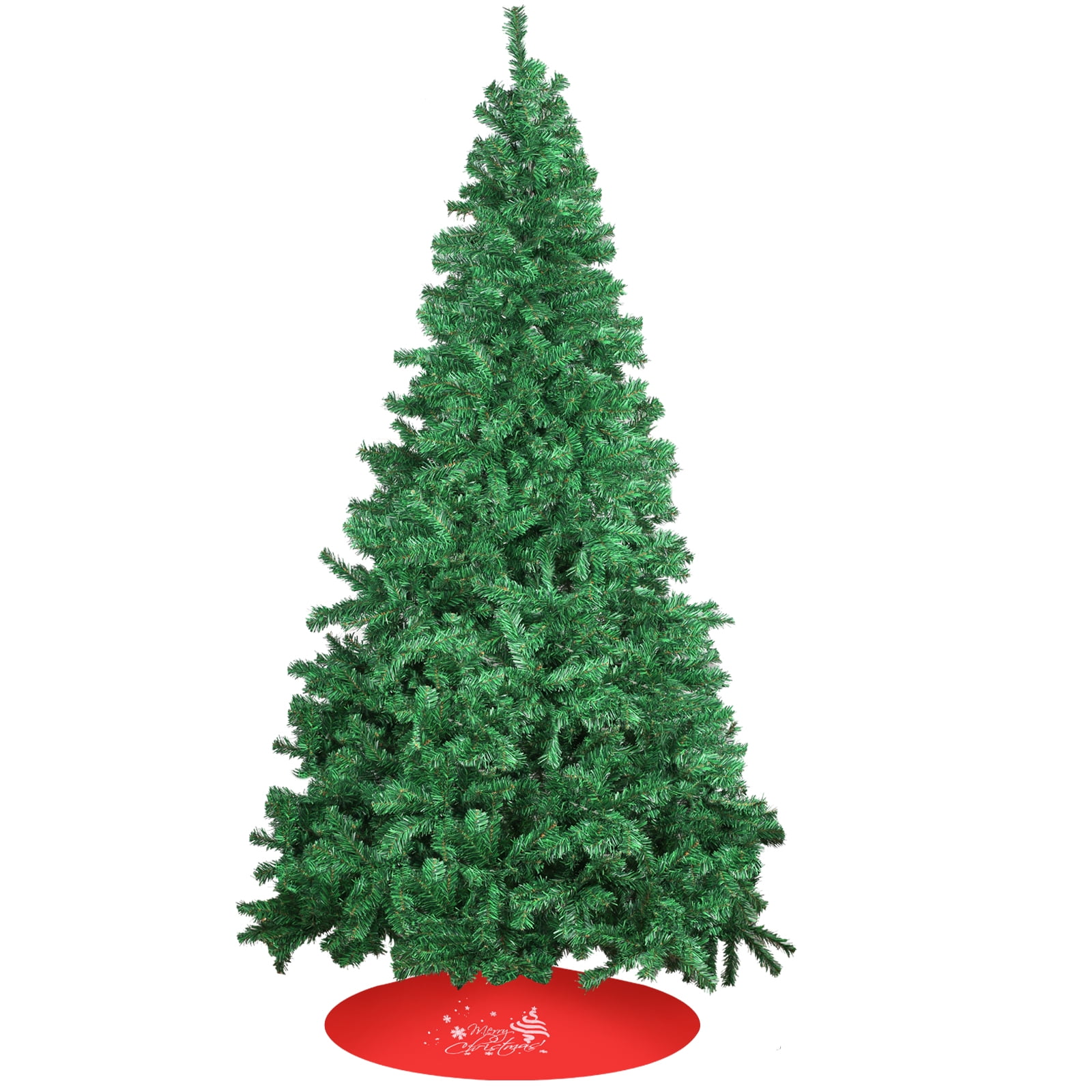 Artificial Christmas Tree, 7ft Premium Unlit Hinged Design, 1000 PVC ...