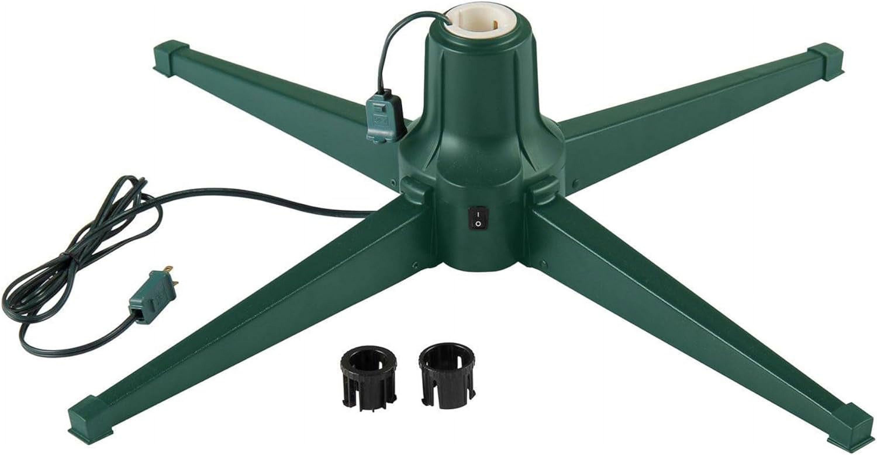 Artificial Christmas Tree Base Rotating Metal Stand for 1 to 1 1/2 Inch ...