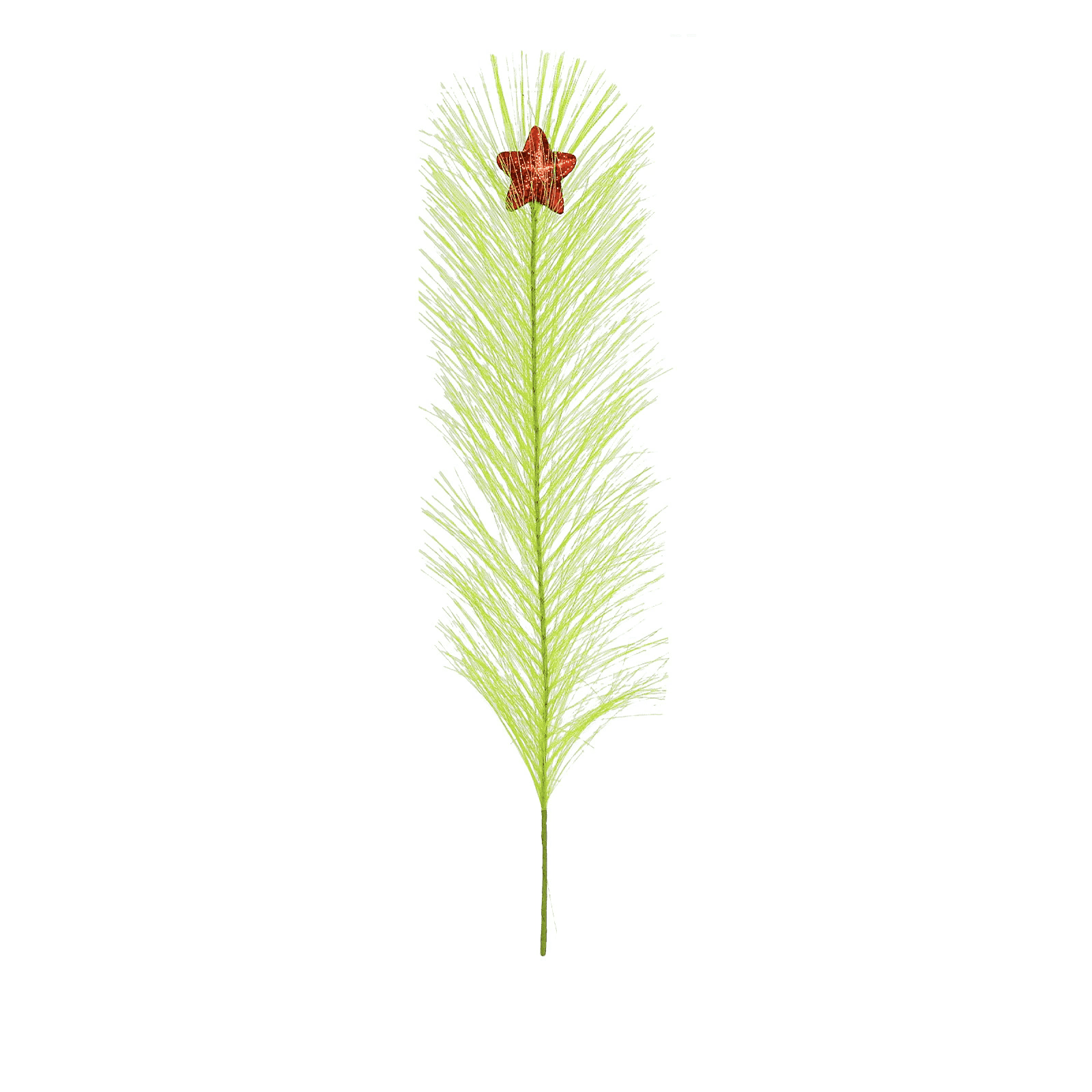 Artificial Christmas Tree Branch Decoration, Dense Fluffy Faux Pampas ...