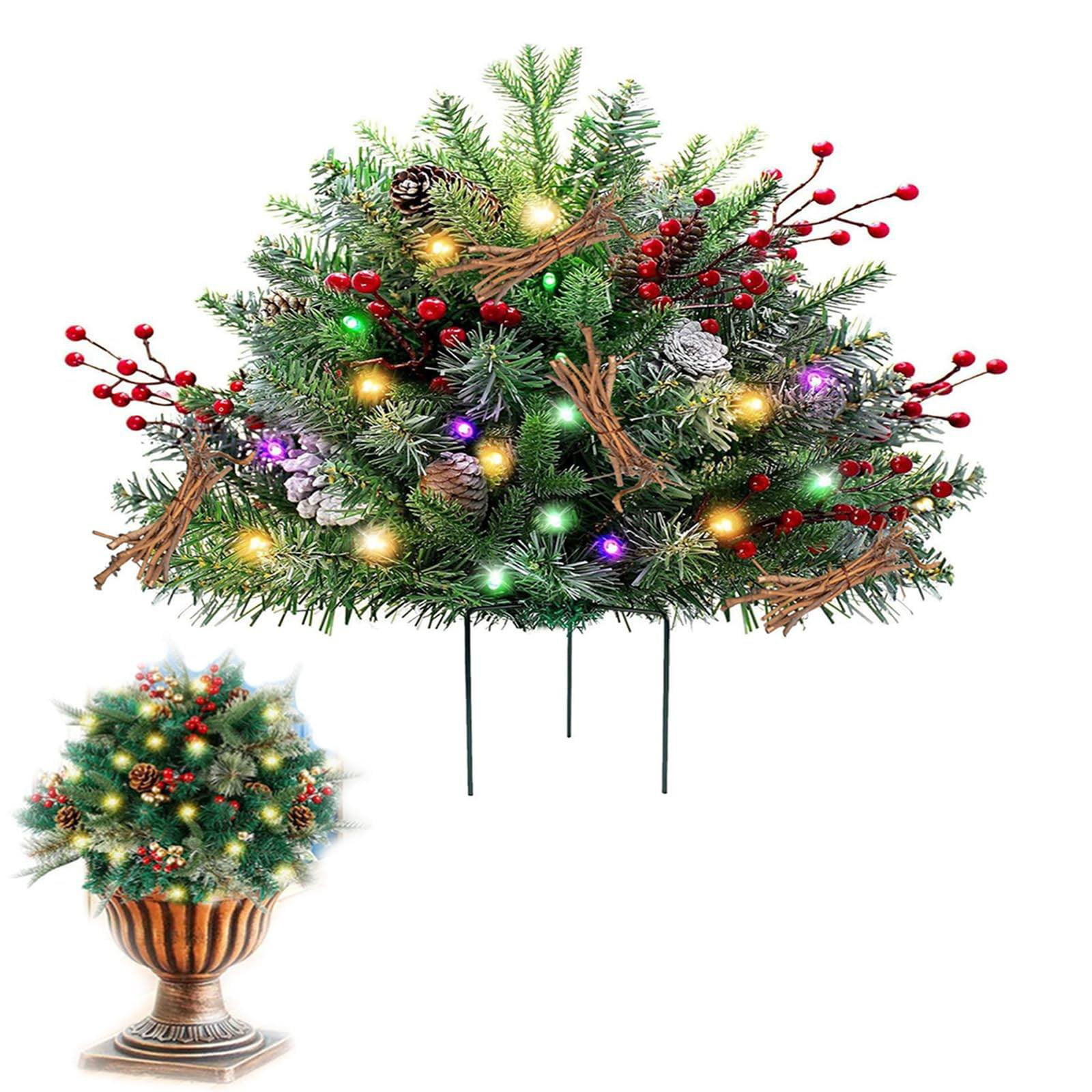 Artificial Christmas Tree Filler Planter Bushes Planter Bushes for ...