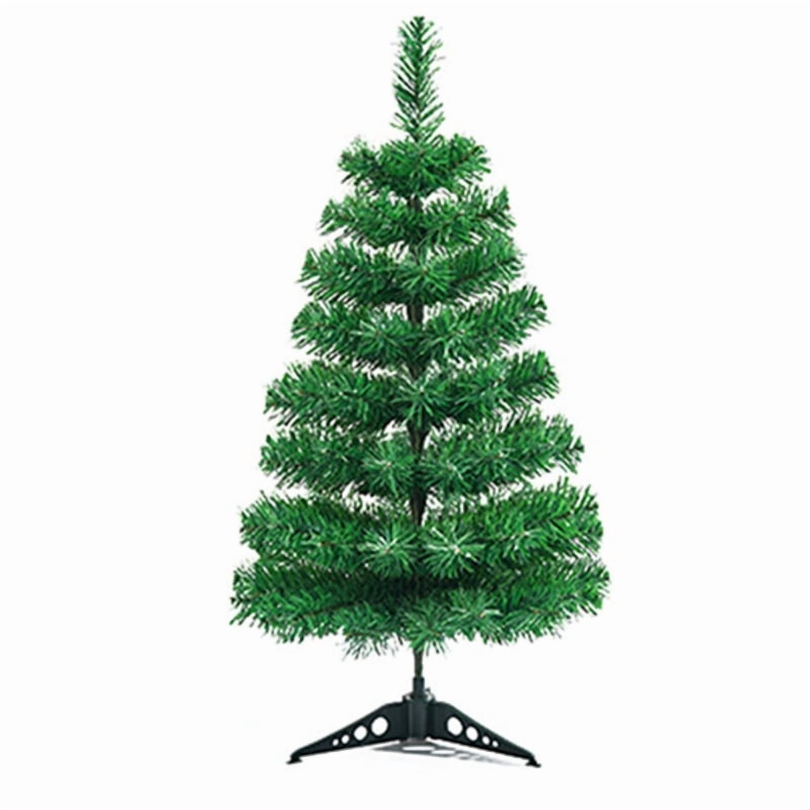 Artificial Christmas Tree Green PVC Reusable Christmas Trees with Metal ...