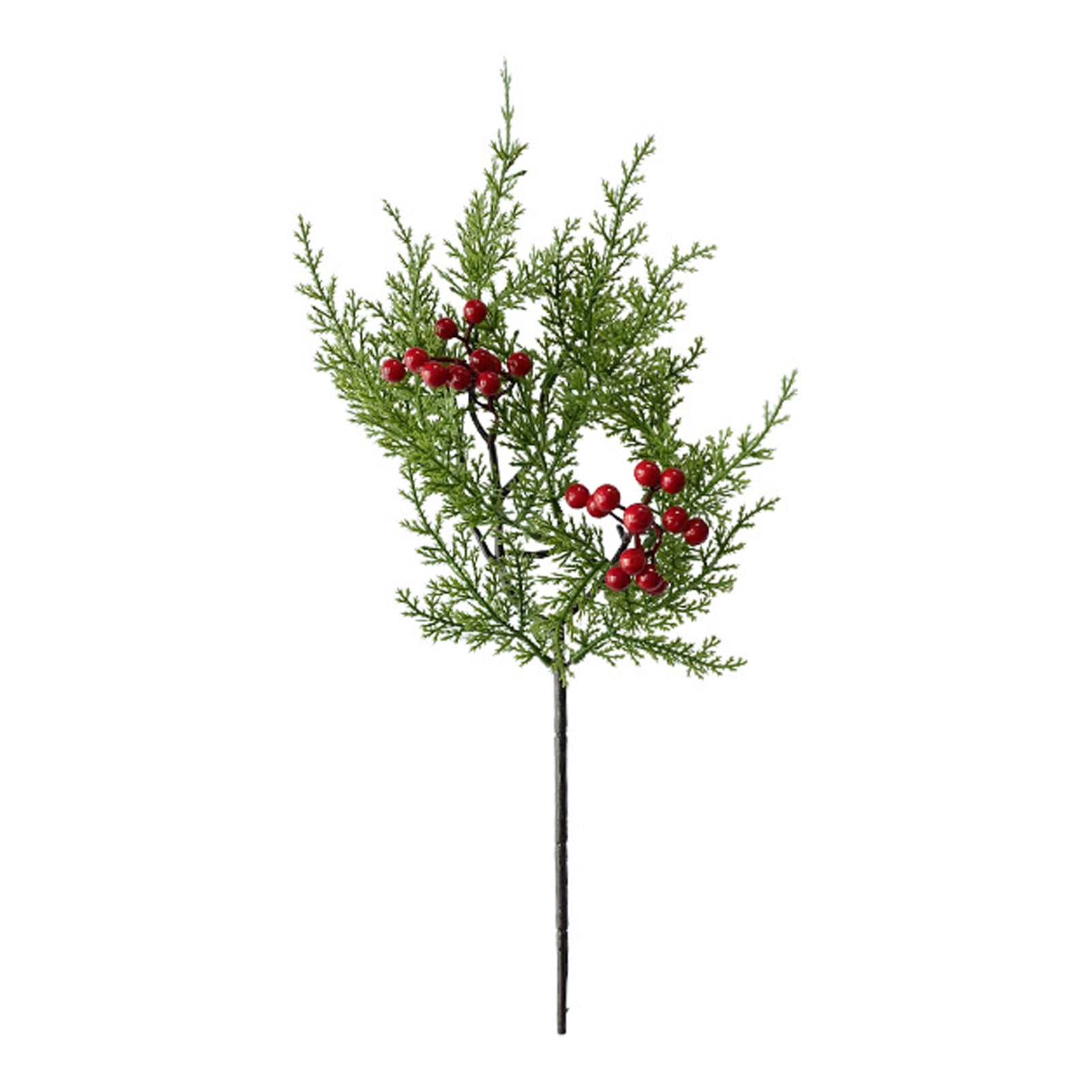 Artificial Christmas Tree Picks Assorted Red Berry Pine Picks Spray ...