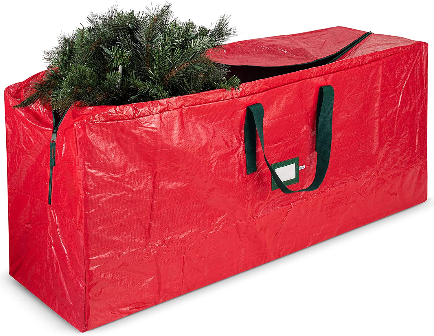 Elf Stor Premium Red Christmas Tree Bag Holiday Extra Tall For up to 9 ...