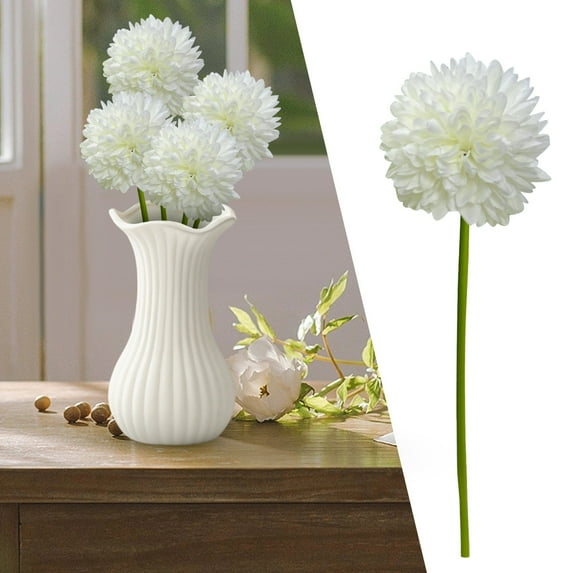 Artificial Chrysanthemum Flowers 10PCS Silk Chrysanthemum Ball Faux ...