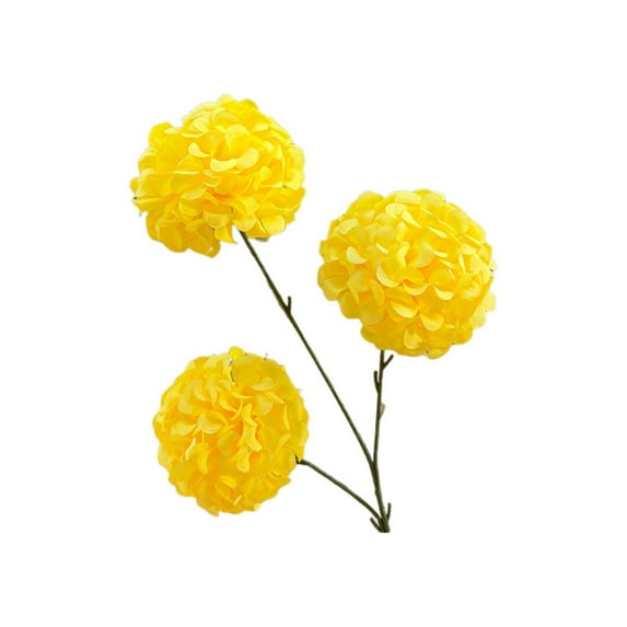 Artificial Chrysanthemum Flowers - Faux Mums Floral Stems Silk ...