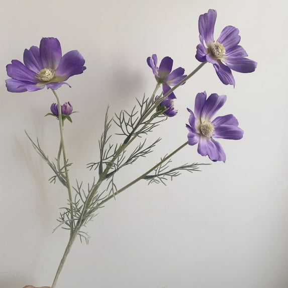 Artificial Chrysanthemum Flowers, Realistic Waterweed Silk Floral ...