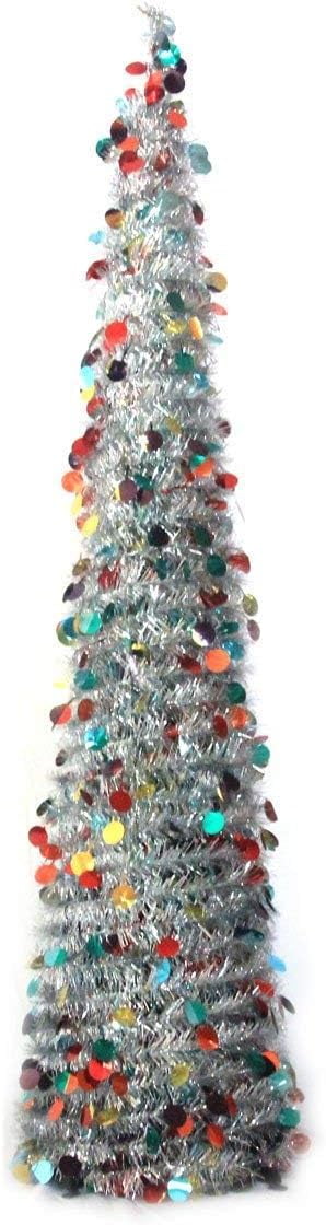 Artificial Collapsible Tinsel Christmas Trees, Wedding Home Party ...
