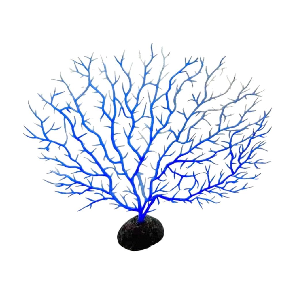 Artificial Coral Branch Décor Faux Coral Reef Décor Sea Fan Coral ...
