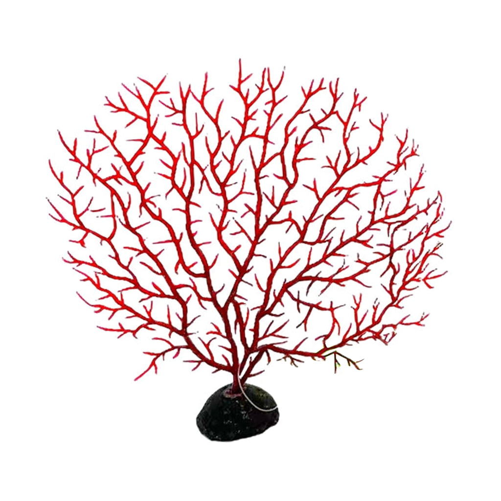 Artificial Coral Branch Décor Sea Fan Coral Decorations Faux Coral Reef ...