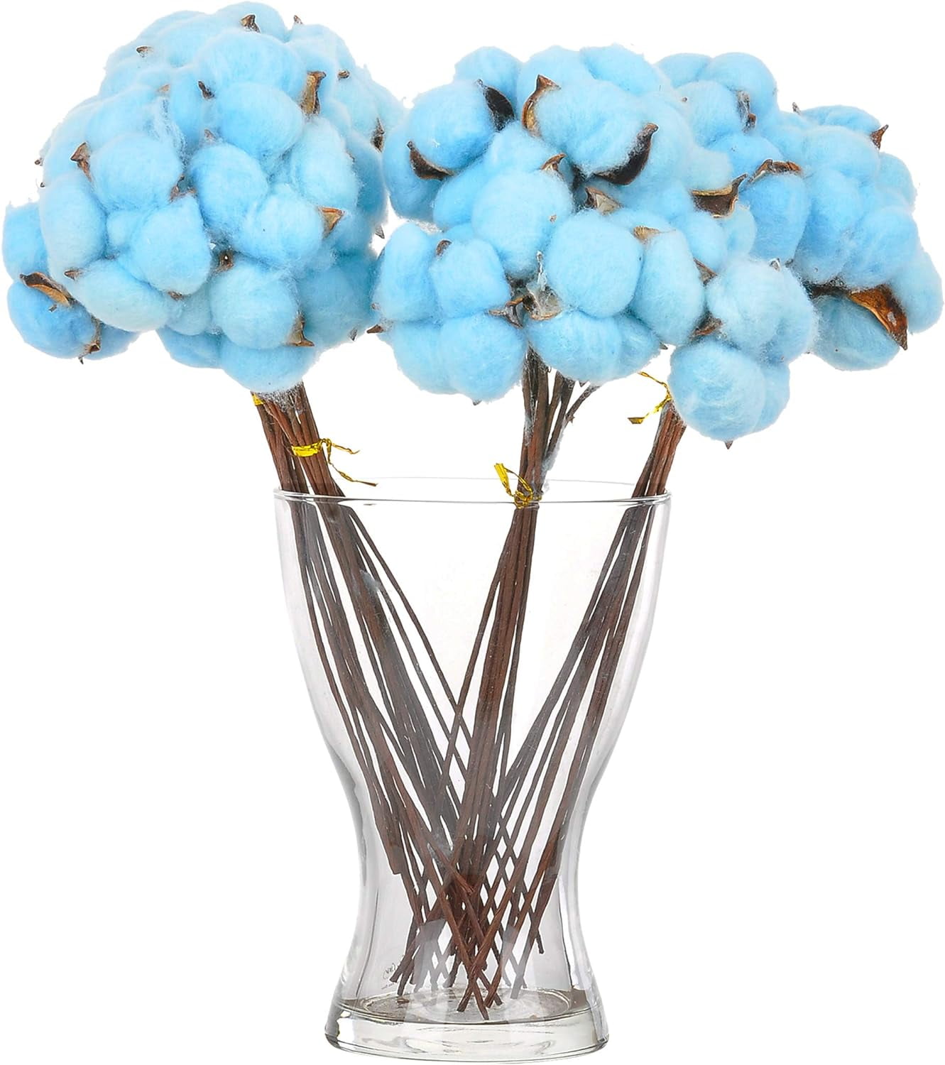 Artificial Cotton Stem 30pcs 13 Inch Cotton Boll for Home Decor ...