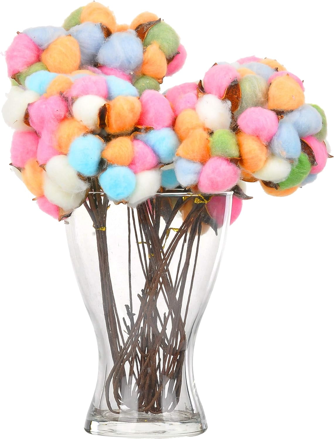 Artificial Cotton Stem 30pcs 13 Inch Cotton Boll for Home Decor ...