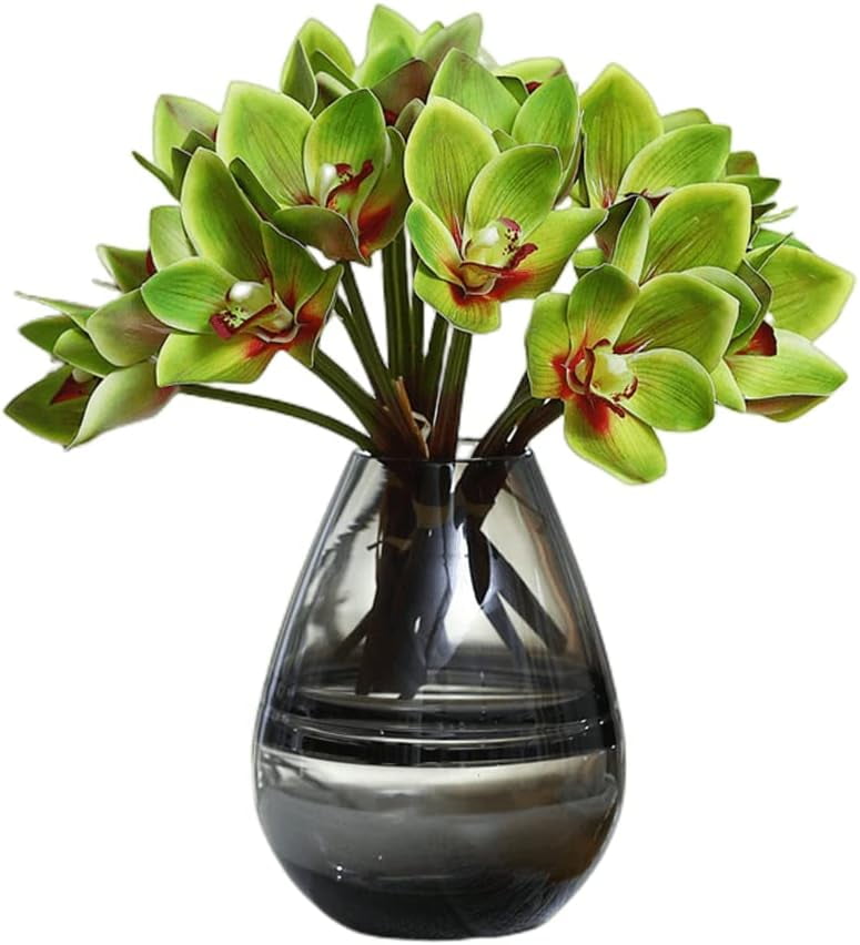 Artificial Cymbidium Orchids Artificial Orchids Bunch Artificial ...