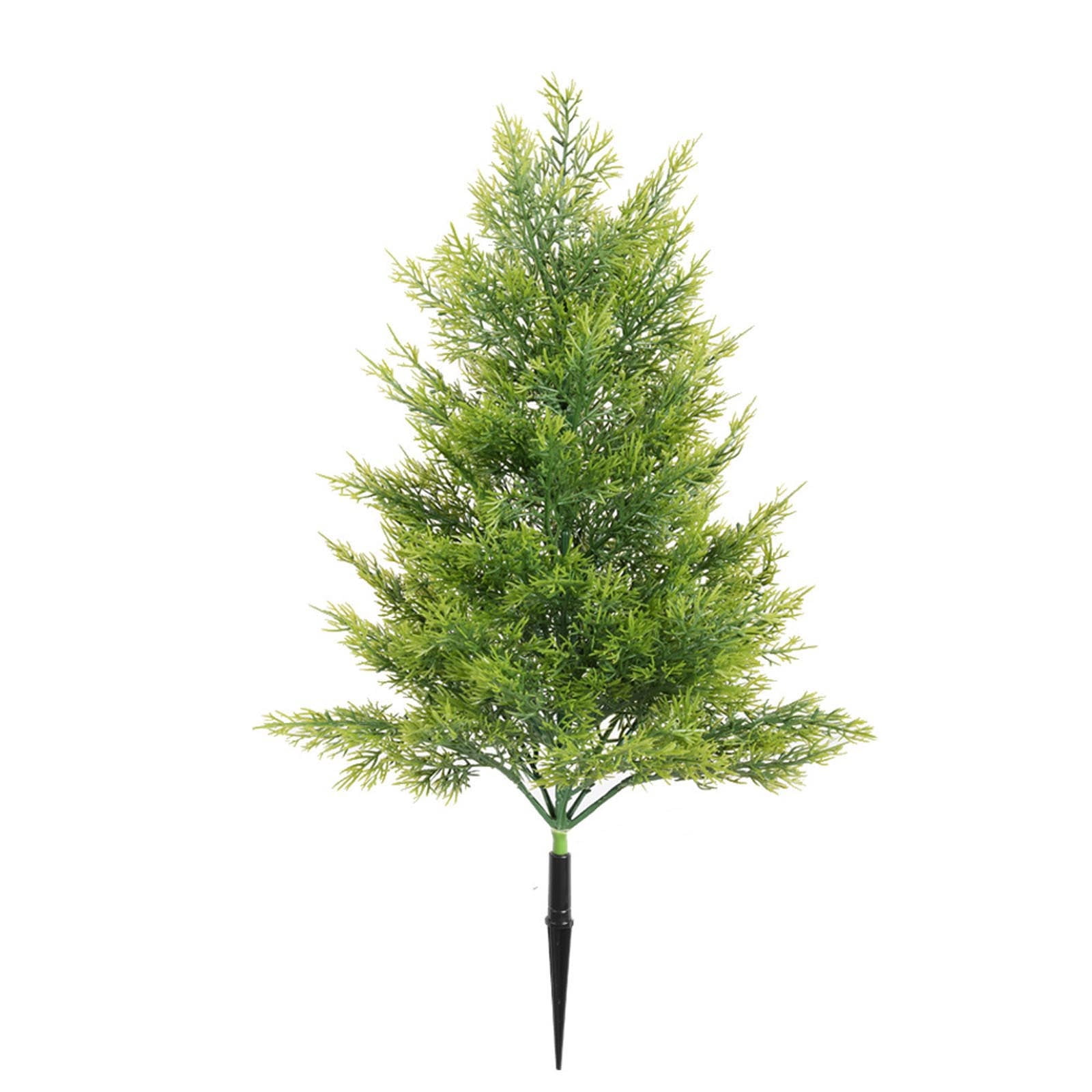 Artificial Cypress Topiary Tree 19.6 Inch, UV Resistant Fake Cedar ...