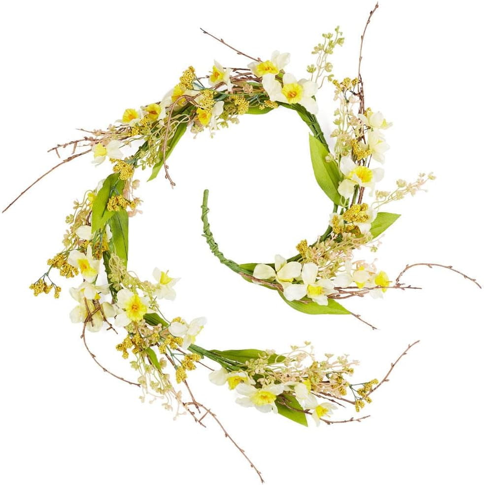 Artificial Daffodil Blossom Garland For Spring Decorating and Displays ...
