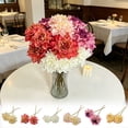 Artificial Dahlia Flowers, 2 Pcs 14.96 In Plastic Bouquet For Table ...