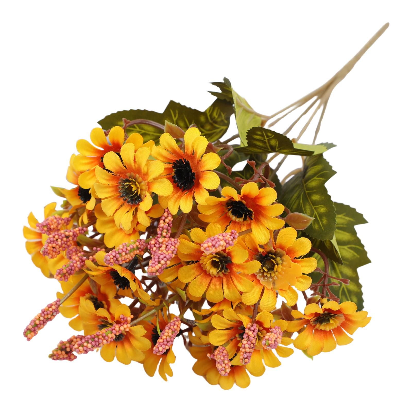 Artificial Daisies Flowers, Binkne European-Style High-Grade Hydrangea ...
