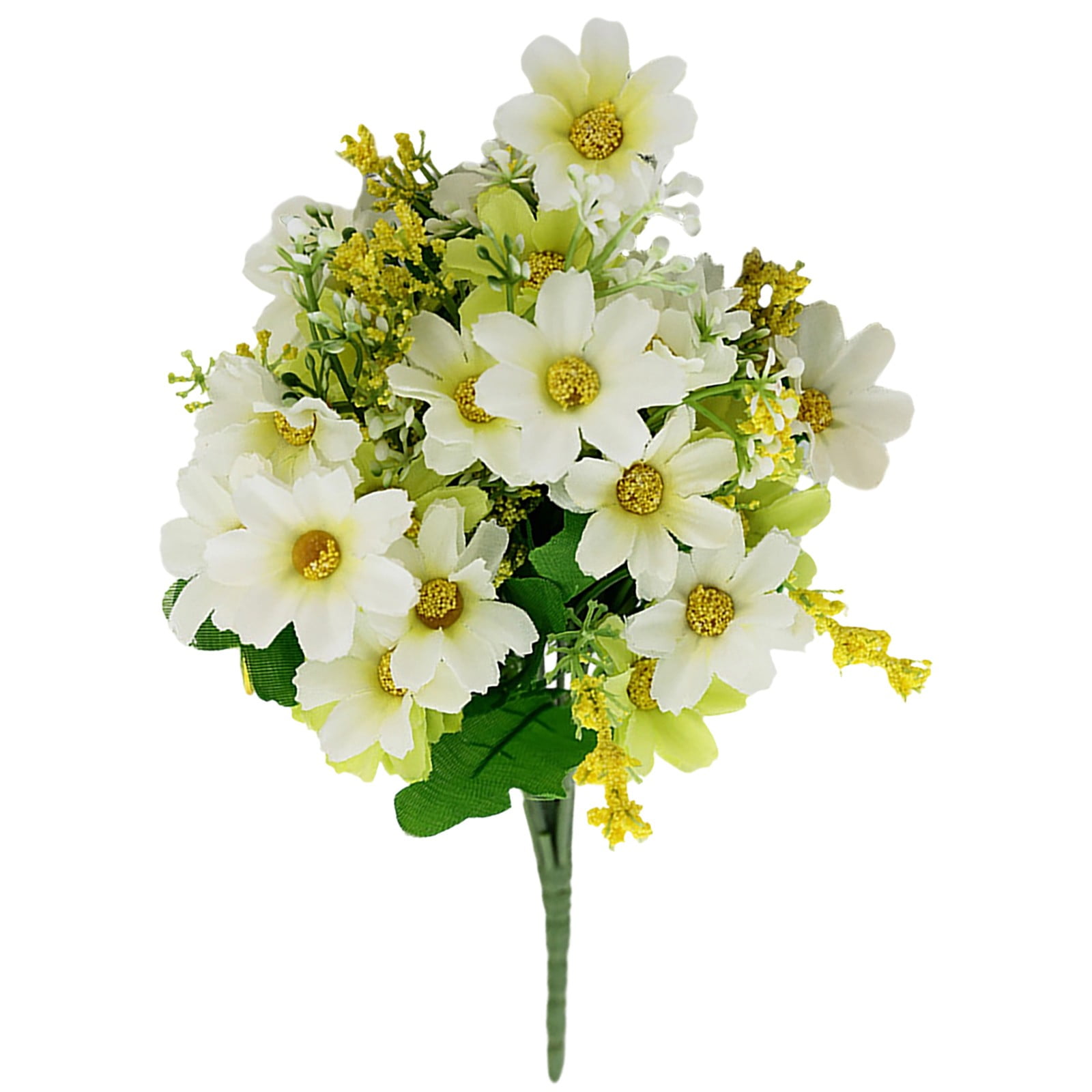 Artificial Daisies Plastic Flowers Outdoor UV Resistant Fake Daisy Faux ...