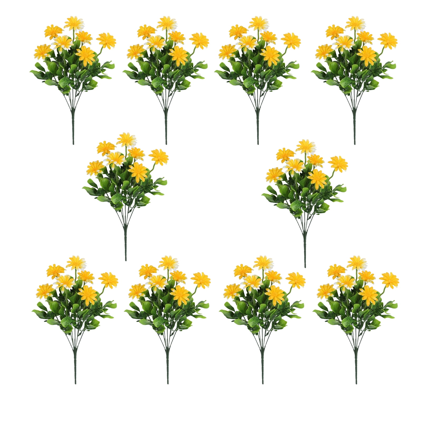 Artificial Daisy Bouquet, Seven Flowers Per Bunch, 12.6 Inches, Flowers ...