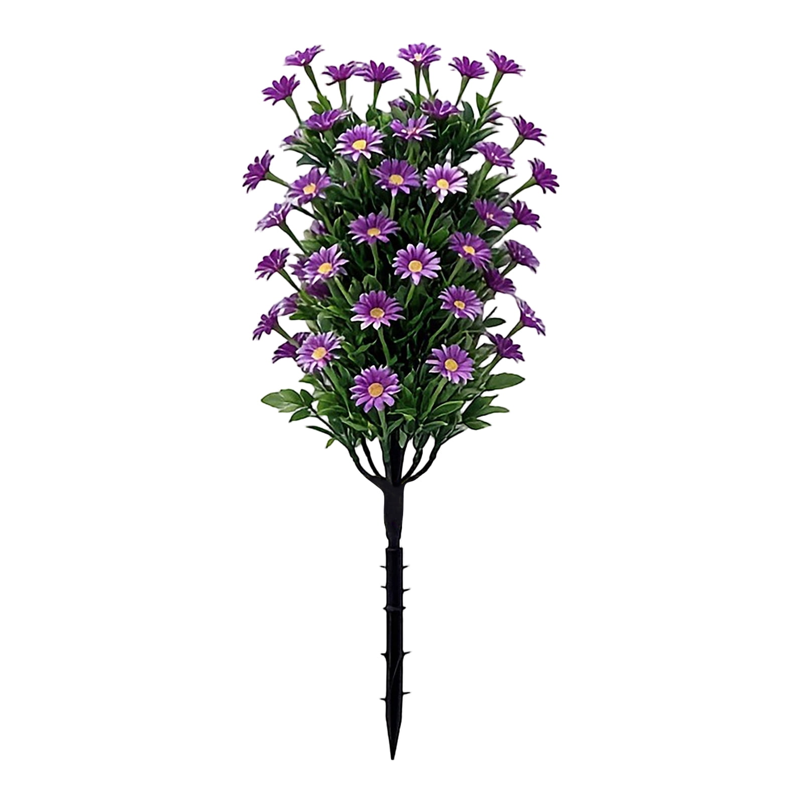 Artificial Daisy Flower Garden Stake with Ground Spike, Small Fresh ...