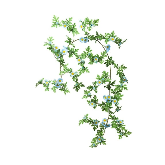 Artificial Daisy Flower Vines for Ceiling Decor | 72-Inch Long Plastic ...