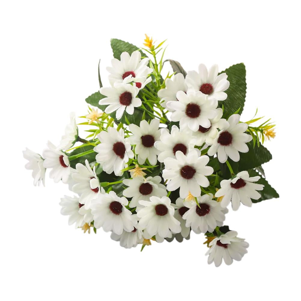 Artificial Daisy Flowers, Fake Silk Daisies Mini Flower Decor, Outdoor ...