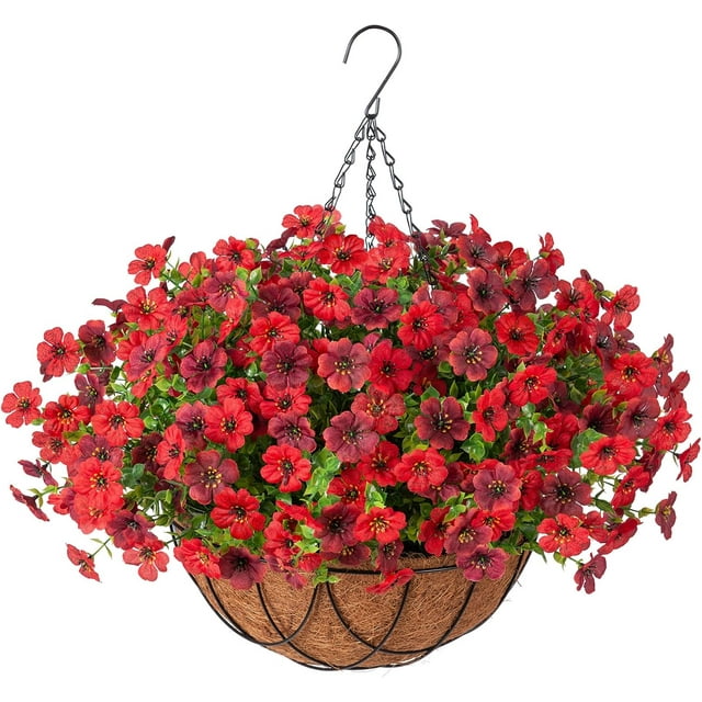 Artificial Daisy Flowers Outdoor Indoor Patio Lawn Garden Hanging ...