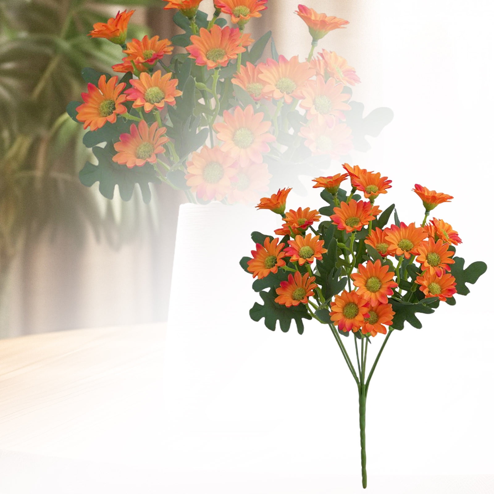 Artificial Daisy Flowers - Weather-Resistant Daisies for Outdoor Garden ...