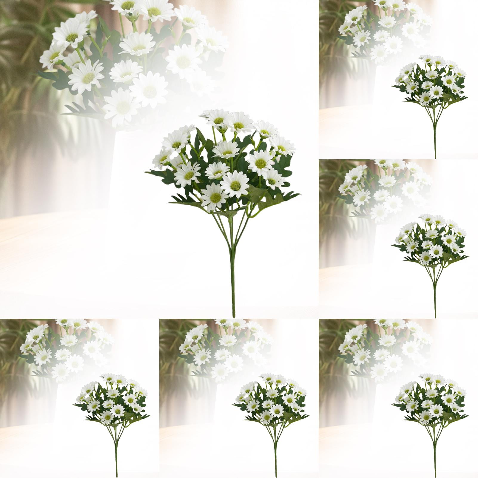 Artificial Daisy Flowers - Weather-Resistant Daisies for Outdoor Garden ...