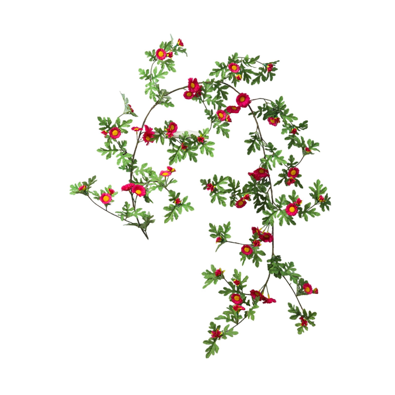 Artificial Daisy Vine Fake Flower Garland Decorative Hanging Vine with ...