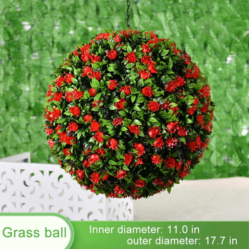 Artificial Decorative Balls,Faux Decorative Greenery Balls,Green ...