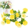 Artificial Decorative Simulated Flowers,1 Bundles Artificial Daisies ...