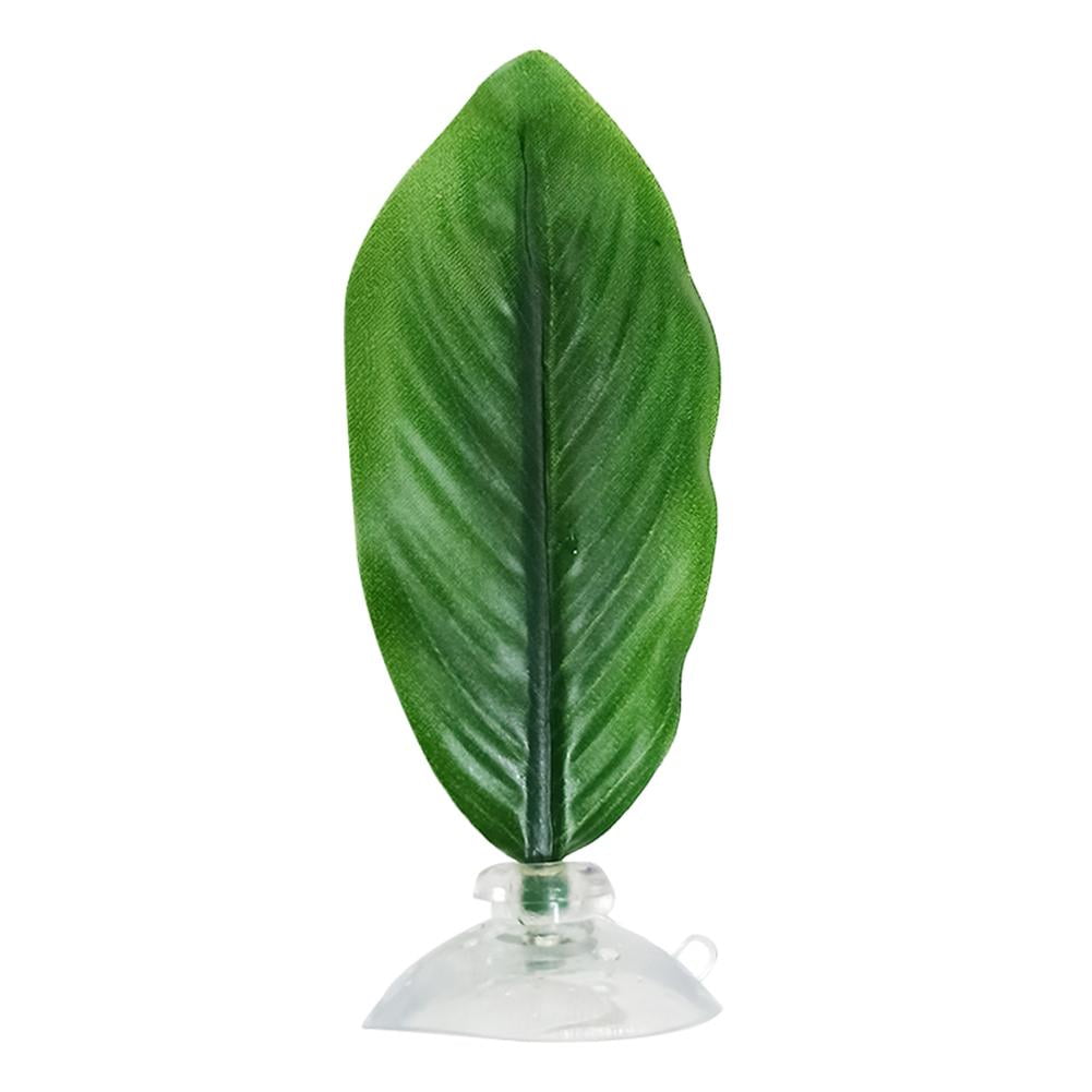 Artificial Douyu Rest Leaf Soft Plastic Green Fish Hideout Adjustable ...