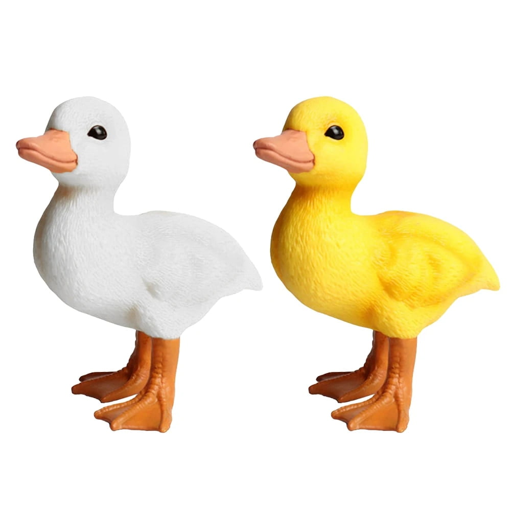 Artificial Duck Figurine Simulation Poultry Ducks Model Landscape ...