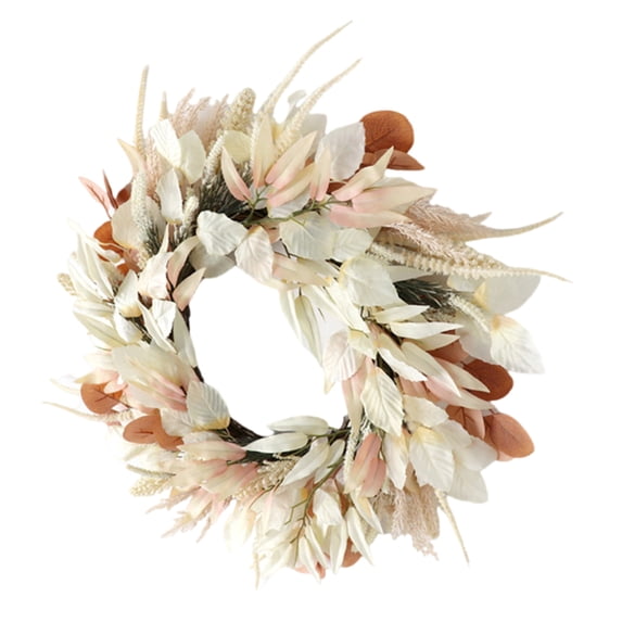 Artificial Ear of Rice Wreath Thanksgiving Wreath for Front Door ...