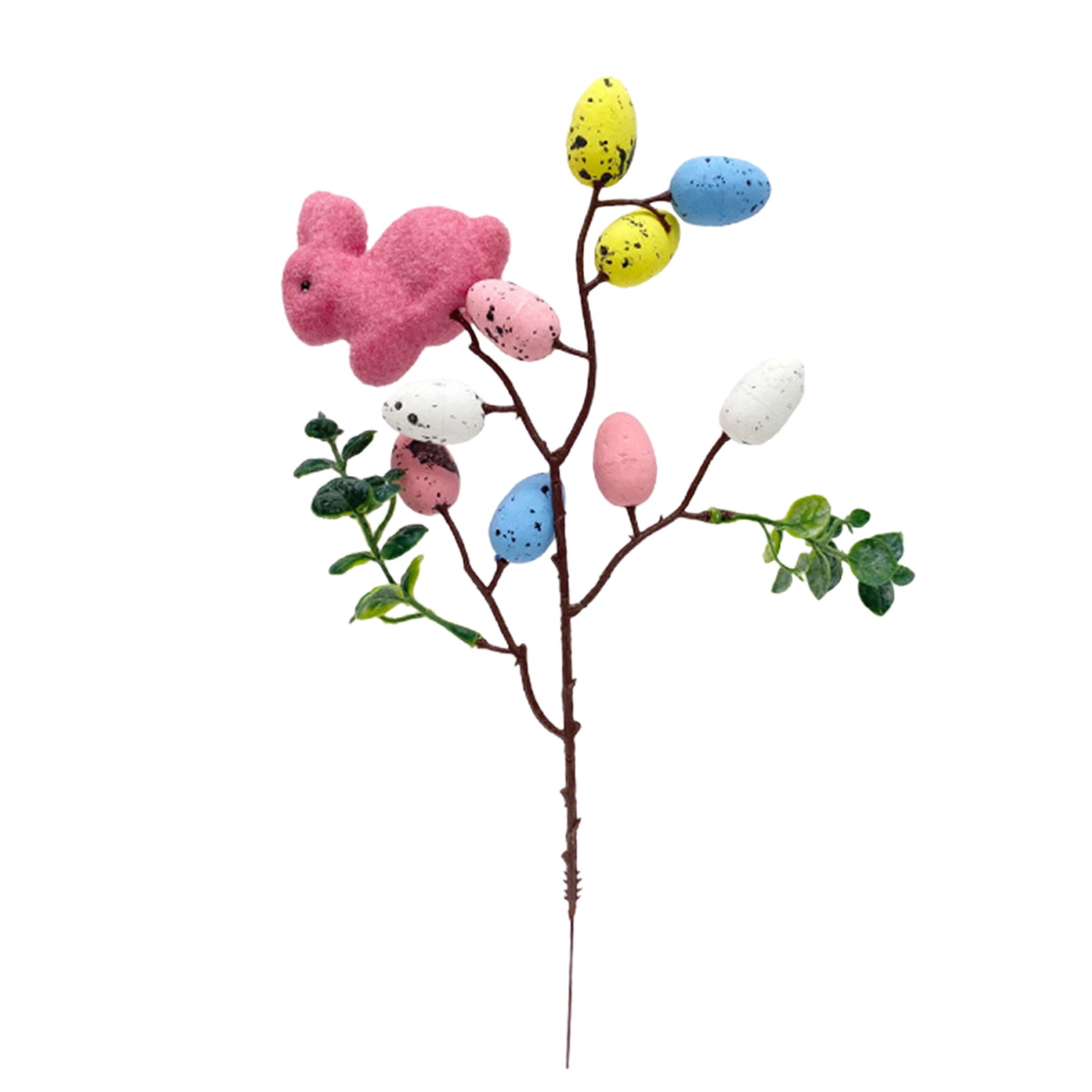 Artificial Easter Spray Vine, Binkne Easter Artificial Eggs - Single ...